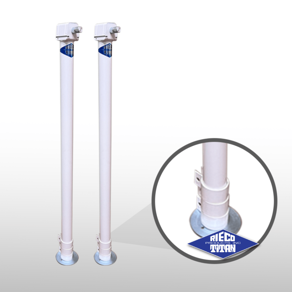 Four Corner Mechanical Jack, Container of 2, No Brackets - Rieco-Titan ...
