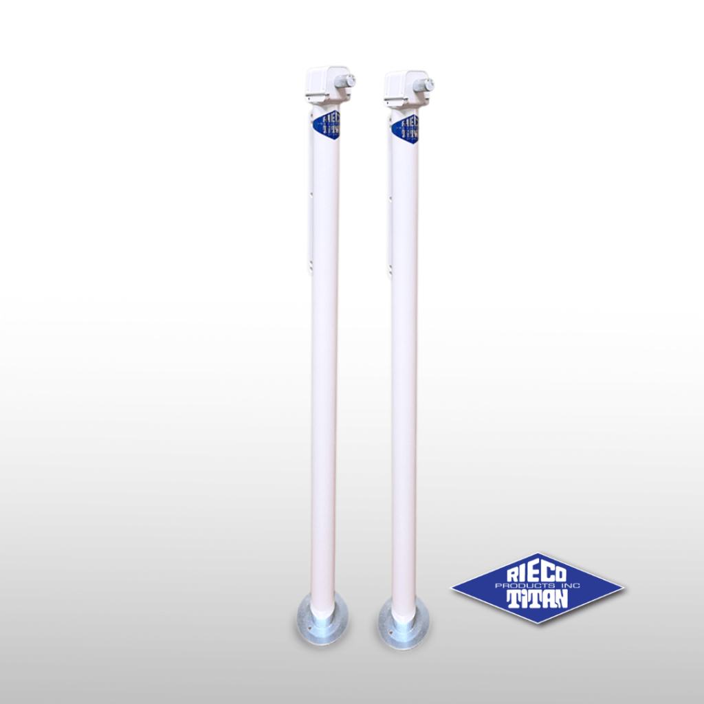 Four Corner Mechanical Jack, Fixed Plate, Container of 2, No Brackets ...
